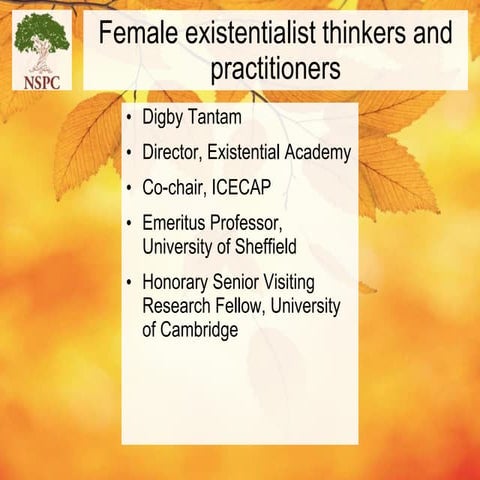 Female existentialists world congress may 2015 | PPTX