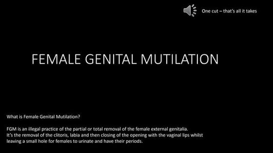 FEMALE GENITAL MUTILATION (FGM) | PPT