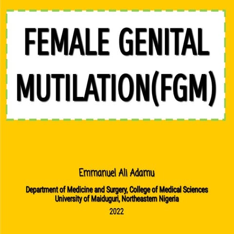 FEMALE GENITAL MUTILATION | PDF