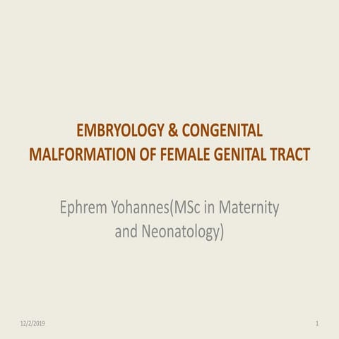 Female genital tract | PPT