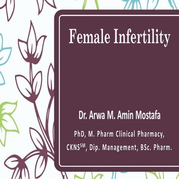 Female Infertility | PDF