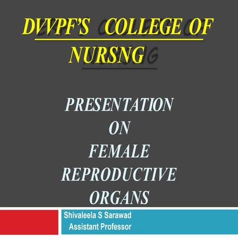 Female Reproductive Organs Ppt Pptx