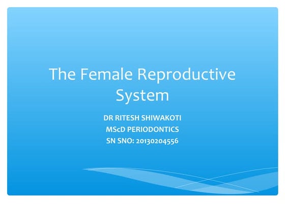 Microscopic features of ovary | PPT
