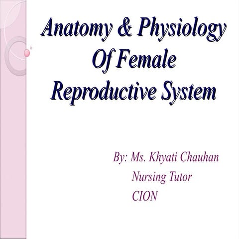 female reproductive system- (2).ppt in detail | PPT