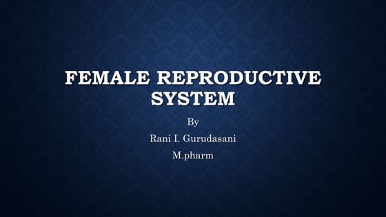 Histology of ovaries | PPTX | Reproductive Health | Diseases and Conditions