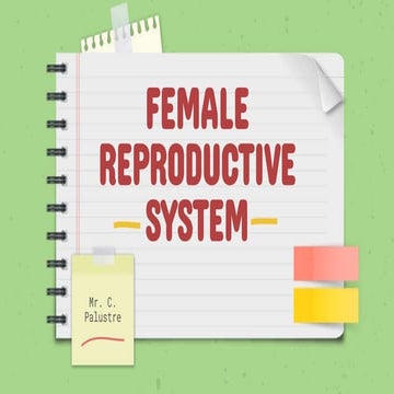 Female reproductive system | PPTX