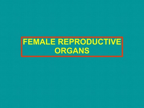 Ovarian follicles | PPTX