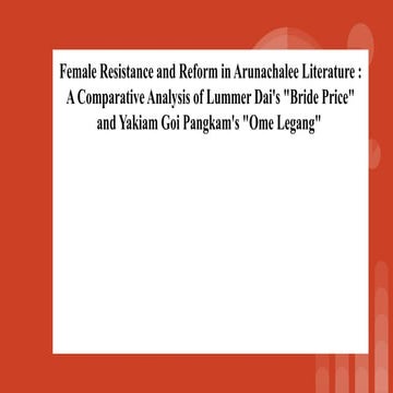Female Resistance and Reform in Arunachalee Literature _ A Comparative ...