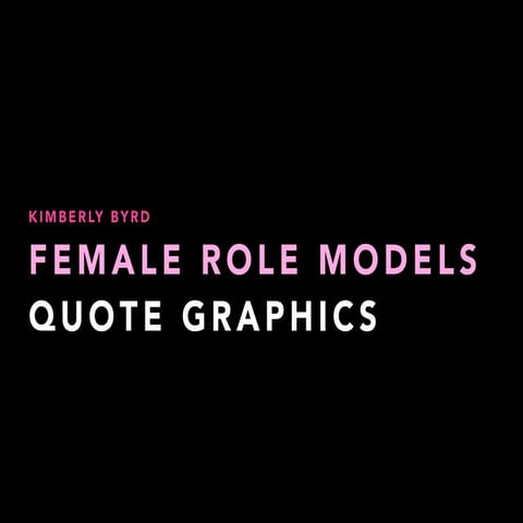 Female Role Models - Quote Graphics | PPT