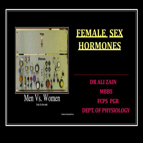 Female Sex Hormones Ppt Pptx
