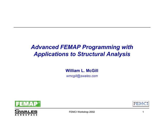 Femap Api Ideaspdf