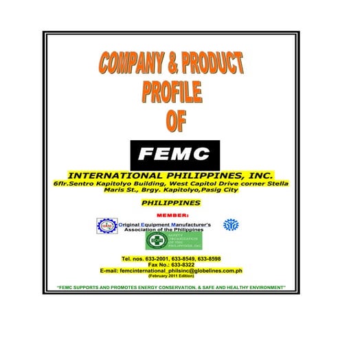 FEMC International Philippines, Inc. | DOC