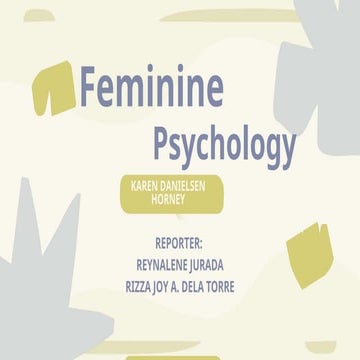 feminine psychology SOCIAL WORK SECOND SEMESTER.pptx
