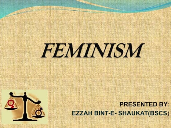 Feminist literary criticism | PPTX | Books and Literature