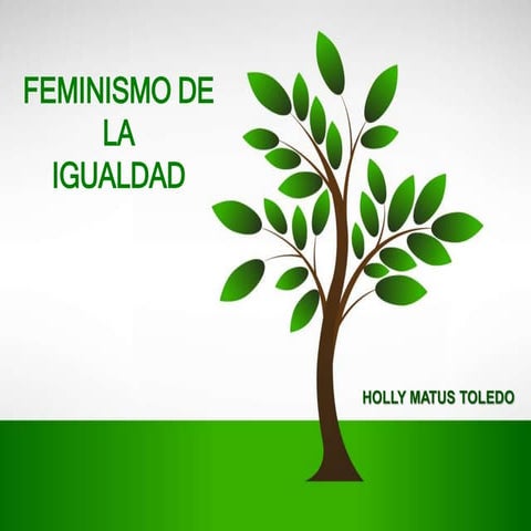 Feminismo de la igualdad | PPTX