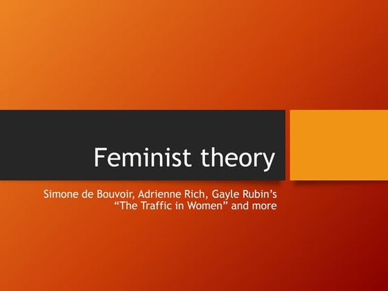 Feminist literary criticism | PPT