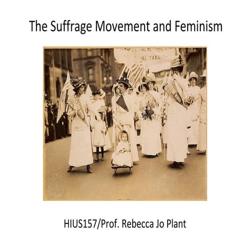 Feminism suffrage | PPT
