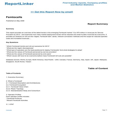 Alcatel lucent femtocell-habtekus09 | PDF