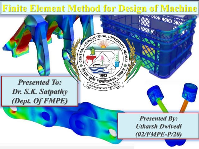 INTRODUCTION TO FINITE ELEMENT ANALYSIS | PPTX