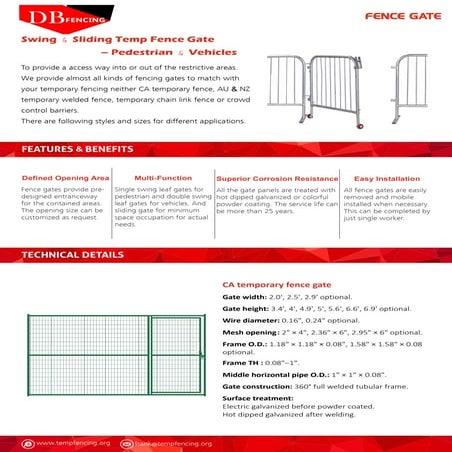 Fence gate-catalog | PDF
