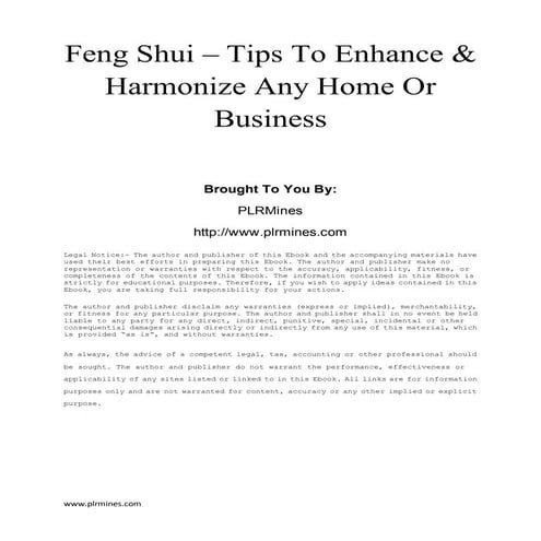 Feng shui | PDF