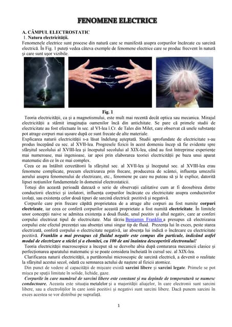 Câmpul electric | PPTX