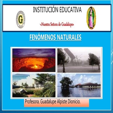 Fenomenos naturales | PPTX