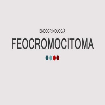 Feocromocitoma | PPTX