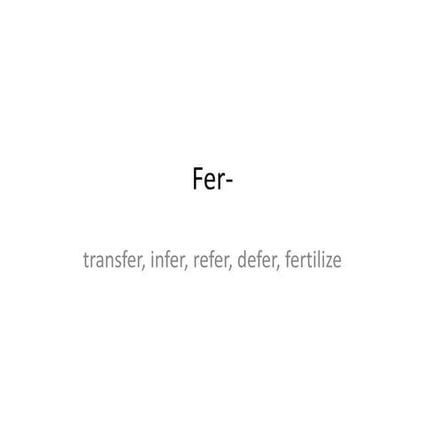 Fer | PPTX