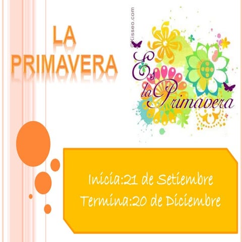 Diapositivas primavera | PPTX
