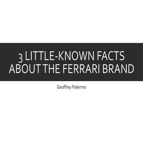 ferrari and bmw comparison | PPTX