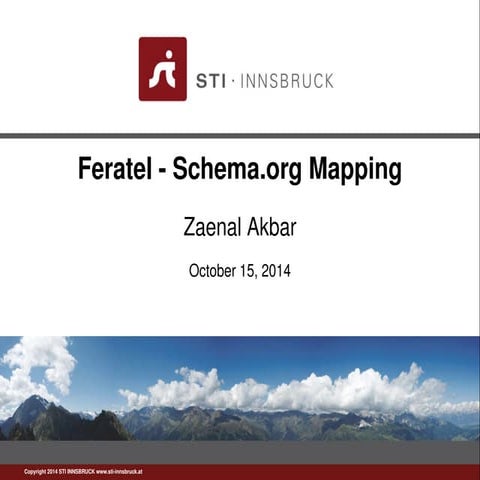 Feratel mapping | PPT