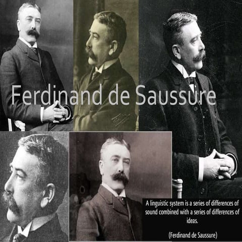 Ferdinand de Saussure | PPTX