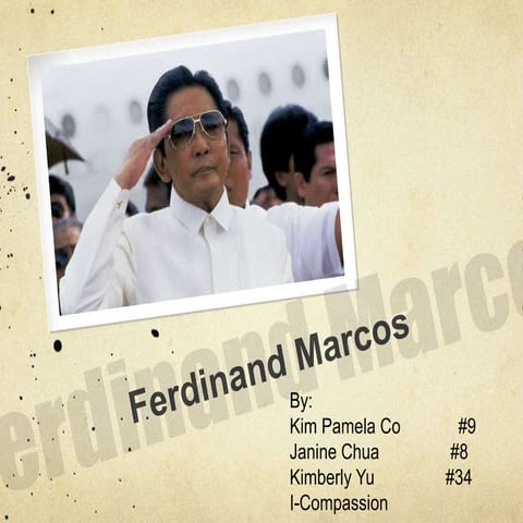 Ferdinand Marcos | PPT