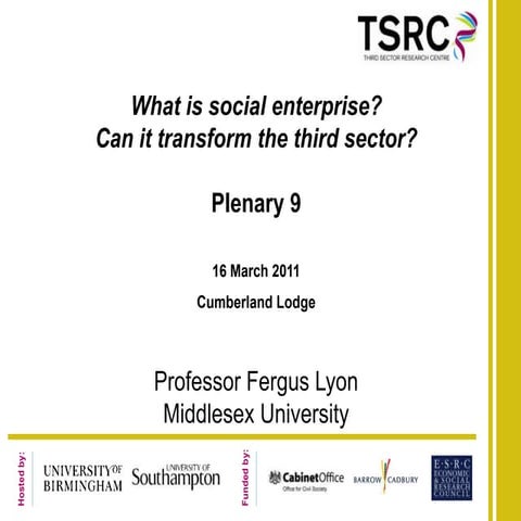 Fergus Lyon Cumberland Lodge June2011 | PPTX