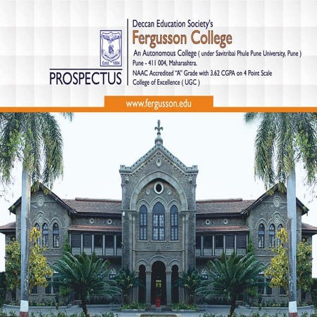 All about informations Fergusson College | PDF