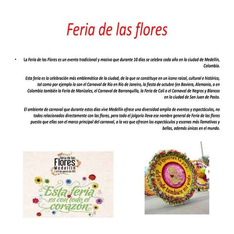 Feria de las folres mary torregroza | PPTX