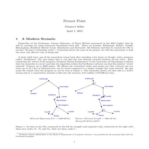 Fermat Point | PDF | Physics | Science