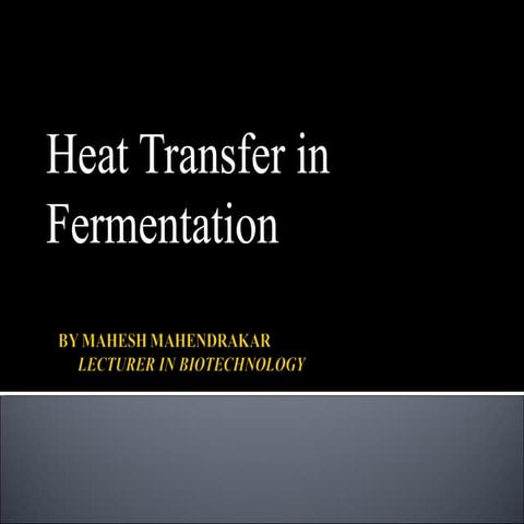 Fermentation technology | PPT
