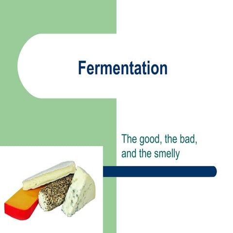 To compare rate of fermention of give sample | PDF