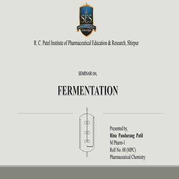 Fermentation final ppt | PPTX