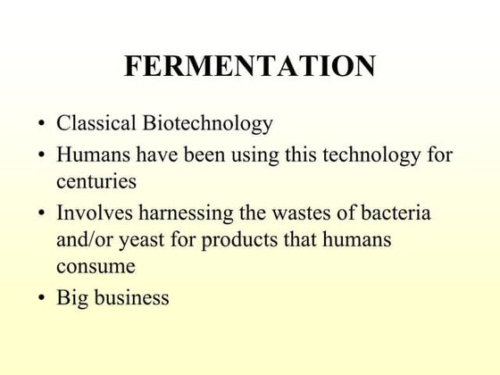 Aerobic and Anaerobic Fermentation | PPT