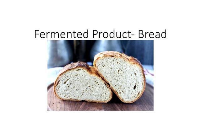 10 steps to bread production | PPTX