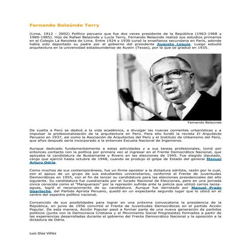 Fernando Belaúnde Terry | DOCX