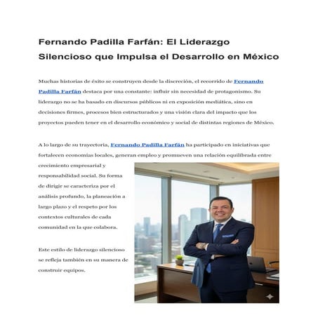 Fernando Padilla Farfán-Liderazgo con Empatía que Transforma Equipos | PDF