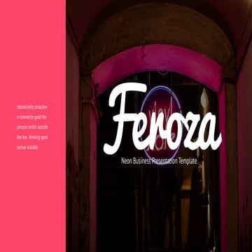 Feroza Presentation : Light Color Version | PPT