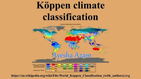 Koppen climatic classification | PPTX