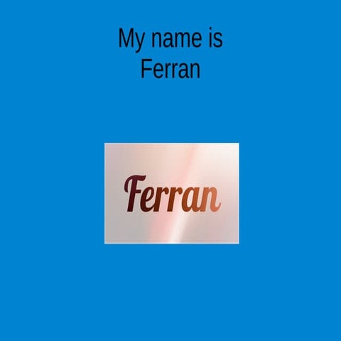 Ferran | PPT
