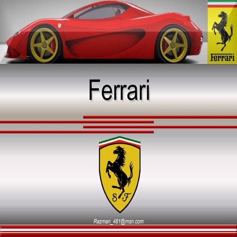 PowerPoint Ferrari