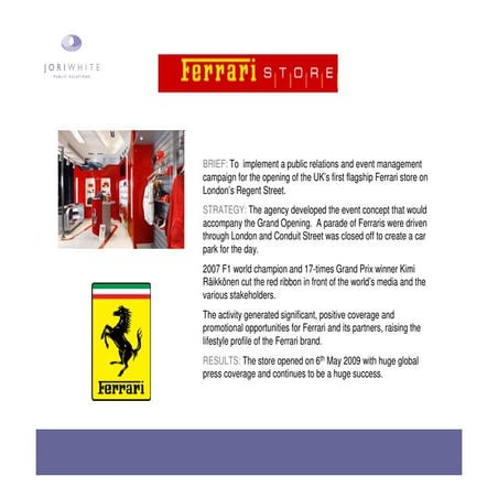 Ferrari Store case study | PDF